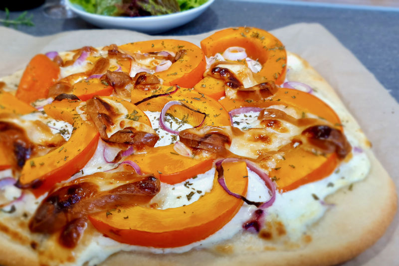 Kürbispizza mit geräuchertem Scamorza | friedarosas kitchen